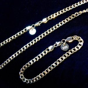 Accessories | Cuban Link 18k Gold New Bracelet Made In Italy | Poshmark